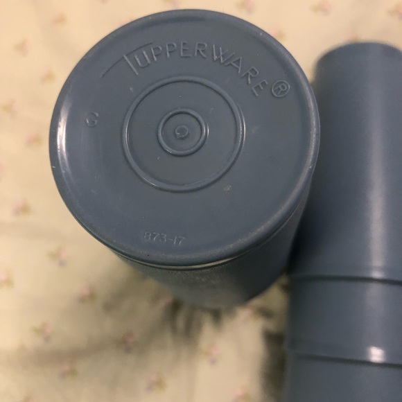 Tupperware | Dining | Vintage Blue Tupperware Stackable Cups | Poshmark
